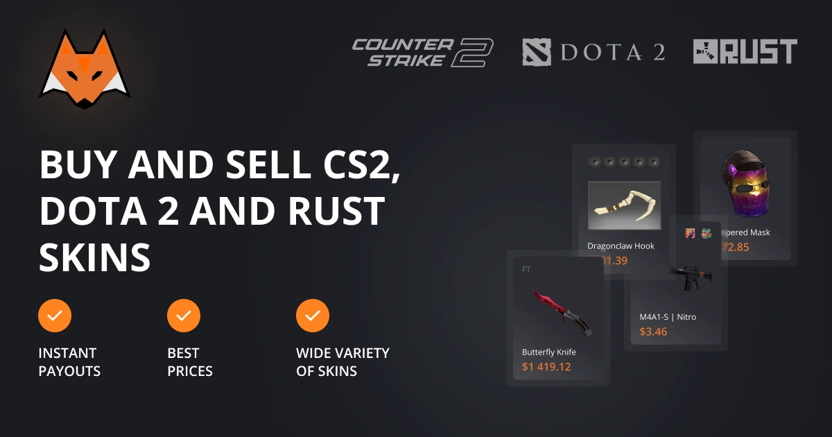 Buy CS:GO Skins, best Marketplace to buy Cheap CS:GO Skins online