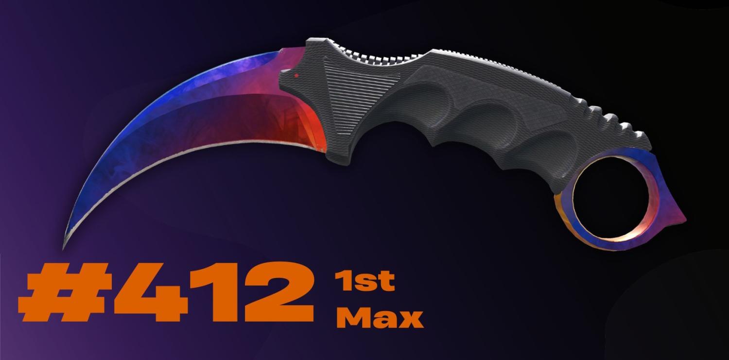 The Karambit Marble Fade Patterns Tier List