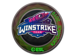 Купить Наклейка | Winstrike Team (голографическая) | Катовице 2019 – цена скина 2.50 $ для КС 2 ...