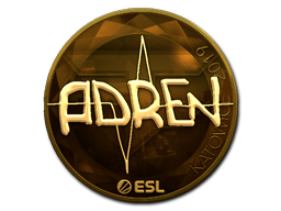 Купить Наклейка | AdreN (золотая) | Катовице 2019 – цена скина 35.07 ...
