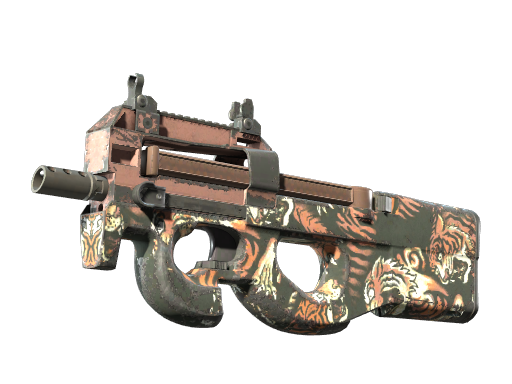 Buy P90 | Tiger Pit (Well-Worn) – skin price $47.20 for CS 2