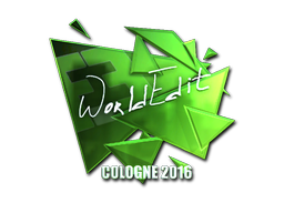 Buy Sticker | WorldEdit (Foil) | Cologne 2016 – skin price $63.80 for CS 2