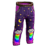 Купить Rainbow Pony Pants – цена скина 2.89 $ Скины Rust (Раст)