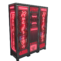 Купить Neon Roadsign Locker – цена скина 1.35 $ Скины Rust (Раст)