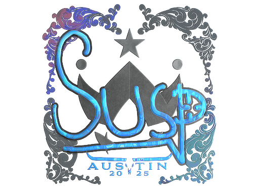 Buy Sticker | susp (Holo) | Austin 2025 – skin price $0.71 for CS 2