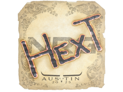 Buy Sticker | HexT | Austin 2025 – skin price $0.02 for CS 2