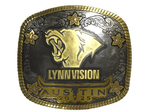 Buy Sticker | Lynn Vision (Gold) | Austin 2025 – skin price $8.29 for CS 2