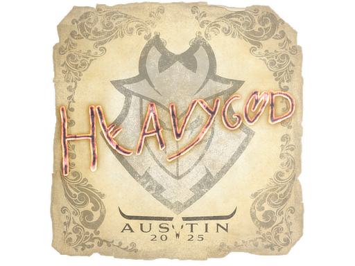 Buy Sticker | Heavygod | Austin 2025 – skin price $0.02 for CS 2