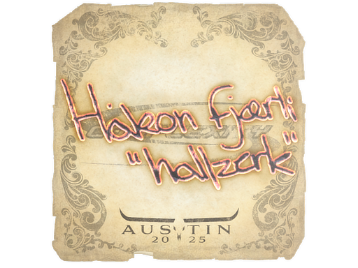 Buy Sticker | hallzerk | Austin 2025 – skin price $0.02 for CS 2