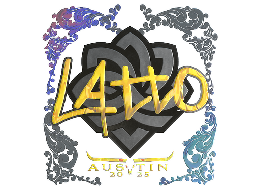 Buy Sticker | latto (Holo) | Austin 2025 – skin price $3.57 for CS 2