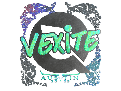 Buy Sticker | vexite (Holo) | Austin 2025 – skin price $0.81 for CS 2