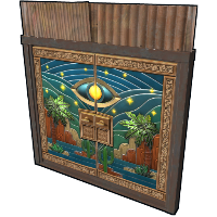 Купить Oasis Sheet Metal Double Door – цена скина 2.62 $ Скины Rust (Раст)