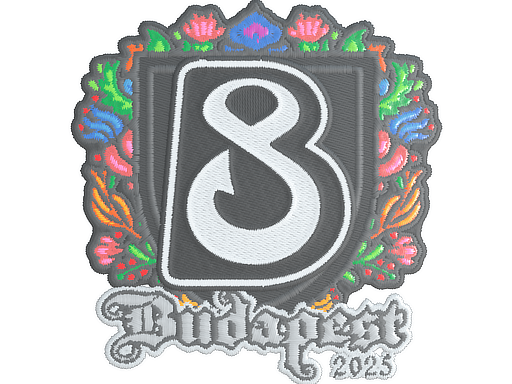 Купить Sticker | B8 (Embroidered) | Budapest 2025 – цена скина 1.97 ...